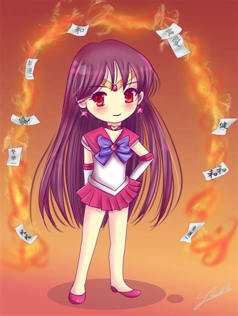 Chibi Sailor Mars By Nawal On Deviantart Sailor Mars Sailor Moon Mars Sailor Moon Super S