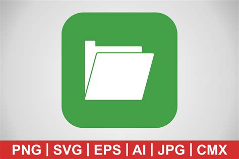 Vector Folder Icon Graphic By Iyikon · Creative Fabrica