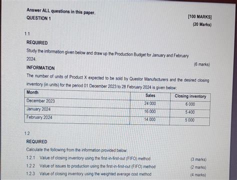 solved answer all questions in this paper question 1 [100