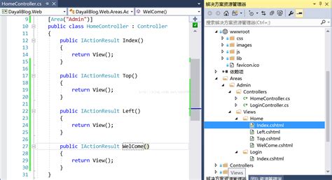 03 Dotnet Core创建区域 Areas 及后台搭建 Csdn博客