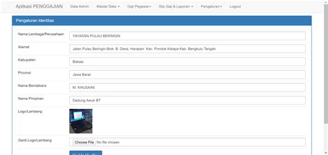 Aplikasi Penggajian Karyawan Dengan Php Dan Mysql