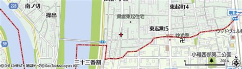 愛知県名古屋市中川区東起町5丁目19の地図 住所一覧検索｜地図マピオン