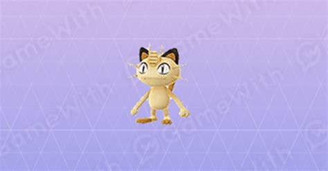 Pokemon Go Meowth Stats Best Moveset And Max Cp Gamewith
