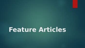 Feature Article Structure By History Skills Online TPT