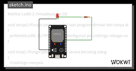 Simulation 1 Wokwi Esp32 Stm32 Arduino Simulator