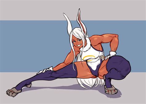 Rule 34 Animal Ears Animated Bangs Bare Shoulders Black Eyes Black