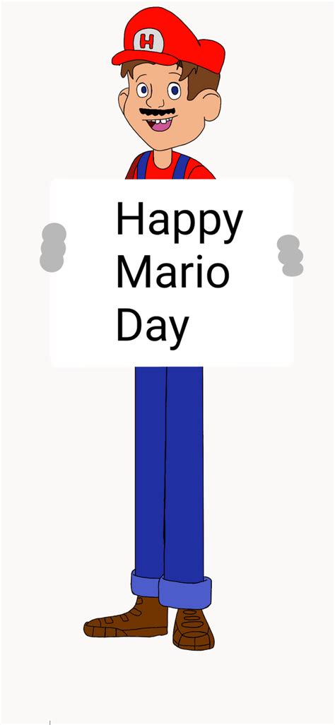 Happy Mario Day With Hogarth Hughes By Owenstevendallimore On Deviantart