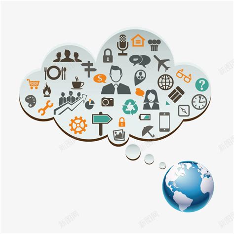 全球互联网矢量图png图片免费下载 素材ynbrrnqw 88ICON