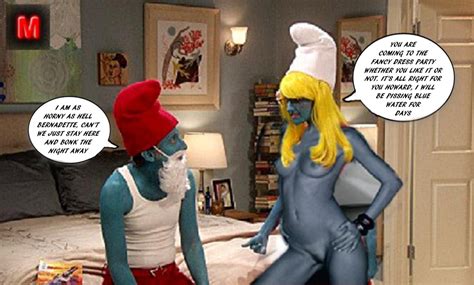 Post Bernadette Wolowitz Cosplay Fakes Howard Wolowitz Melissa Rauch Moyman Papa Smurf
