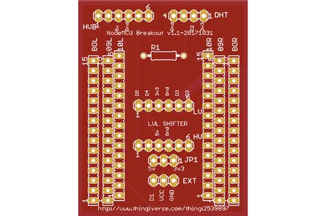 Nodemcu Breakout Board From Bkpsu On Tindie