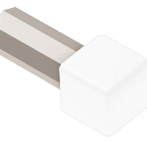 Schluter Quadec Outside Corner 90° Aluminum Bright White 1 2 12 5