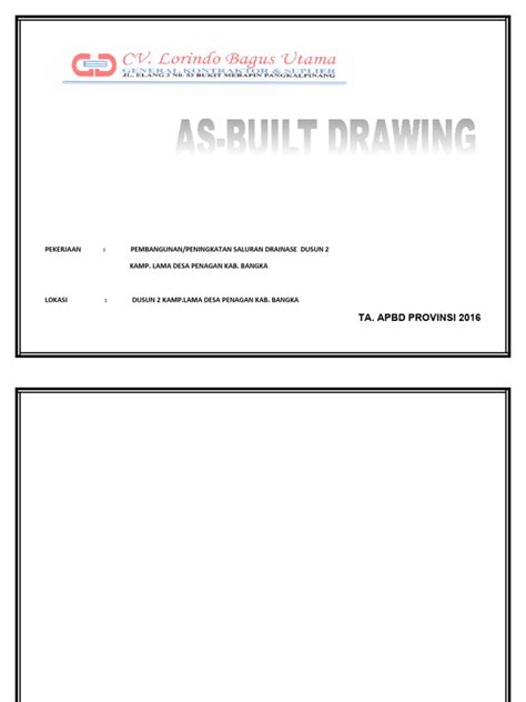 Kop As Built Drawing Pdf
