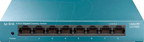 TPLINK LS108G: Switch, 8-port, Gigabit Ethernet at reichelt elektronik