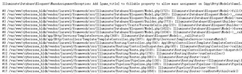 Laravel Add Xxx字段 To Fillable Property To Allow Mass Assignment On Appmodelsxxx Add