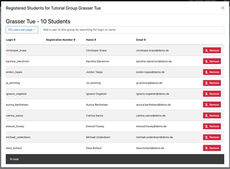 Tutorial Groups — Artemis Documentation