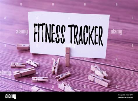 Hand Writing Sign Fitness Tracker Internet Concept Device That Records A Persons Daily Physical