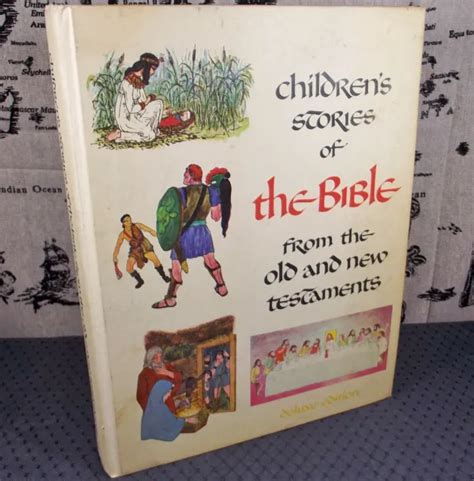 STORIE PER BAMBINI Della Bibbia Dall Antico E Nuovo Testamento Libro Vintage EUR