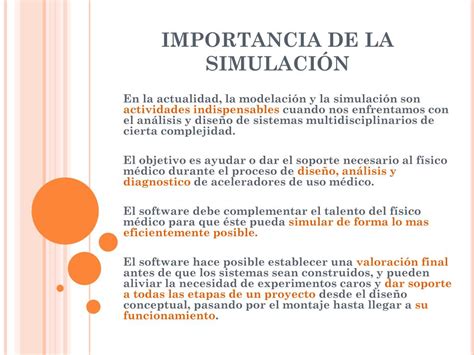 PPT SIMULACIÓN DE PARAMETROS DE ACELERADORES LINEALES MEDIANTE