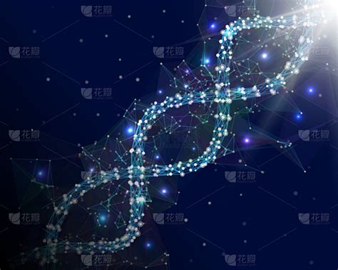 生物科技 脱氧核糖核酸 概念 蓝色 金属丝 建筑结构 太空 背景聚焦 高雅 健康保健