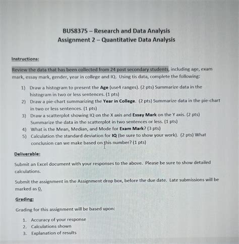 Solved Bus8375 Research And Data Analysis Assignment 2