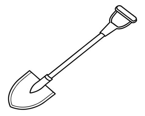 Spade Outline Vector Art Icons And Graphics For Free Download