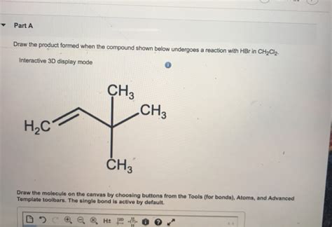 Solved Part A Draw The Product Formed When The Compound