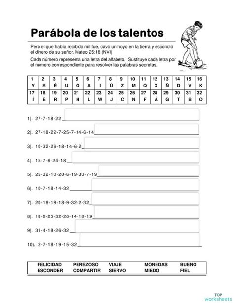 Fichas Interactivas Y Ejercicios Online En Español Topworksheets