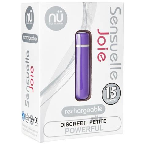 Sensuelle Joie Bullet Vibrator 15 Function Purple Tanga