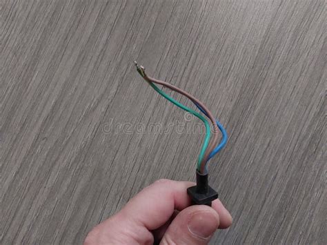 Electrical Computer Wires For Current And Information Transfer Stock Image Image Of Mobile