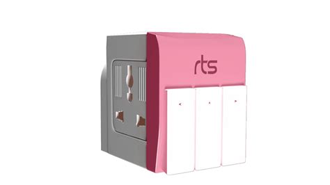 3 Socket Universal Travel Adapter 3 Pin Multi Plug With Individual Switch Safety Shutter Fuse At