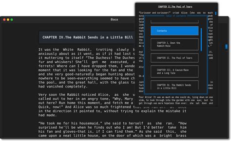 baca new tui ebook reader build using the awesome textual project r