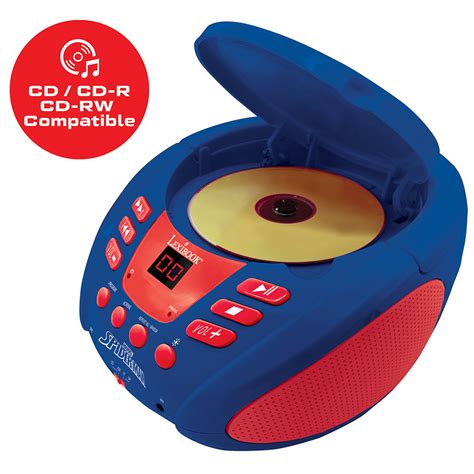 Lexibook Rcd109sp Marvel Spider Man Boombox Cd Player With Bluetooth Express1worlduk