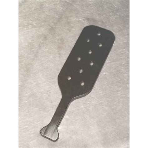 Spanking Paddle With Impact Holes Wood Spanking Paddles With Holes Pleasurefactorys