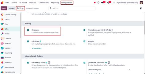 How To Apply Discounts And Margin Analysis In Odoo 18 Sales