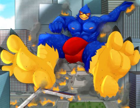 Rule 34 Absurd Res Anthro Avian Bird Blue Body Building Bulge City