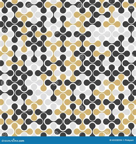 Vector Colorful Abstract Geometric Seamless Pattern Metaball Pattern