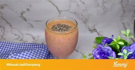 Resep Smoothies Apel Strawberry Smoothiessobatyummy Sederhana Rumahan