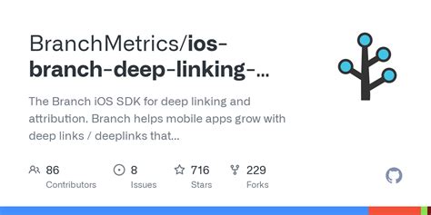 Github Branchmetricsios Branch Deep Linking Attribution The Branch