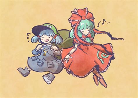 Kawashiro Nitori And Kagiyama Hina Touhou Drawn By Oysterfried Danbooru