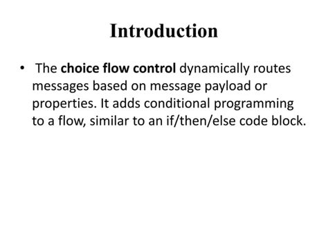 Choice Component Ppt