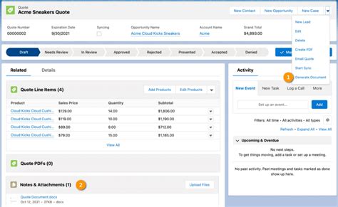 Generating Documents In Salesforce