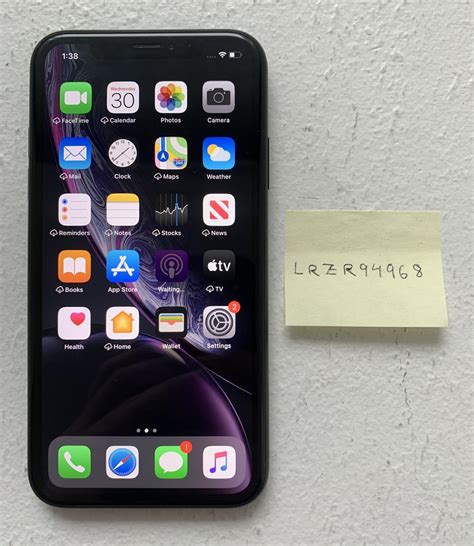 Apple IPhone Xr Unlocked Black GB A LRZR Swappa