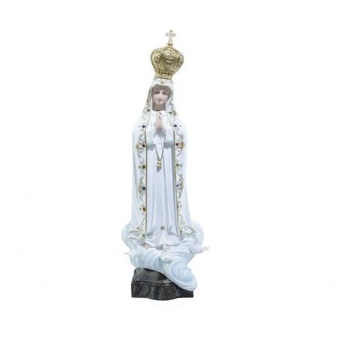 Nossa Senhora De Fátima cm Enfeite Resina Submarino