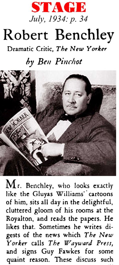 The Gentle Wit Of Robert Benchley Nov 21 Vol 66 Issue 7