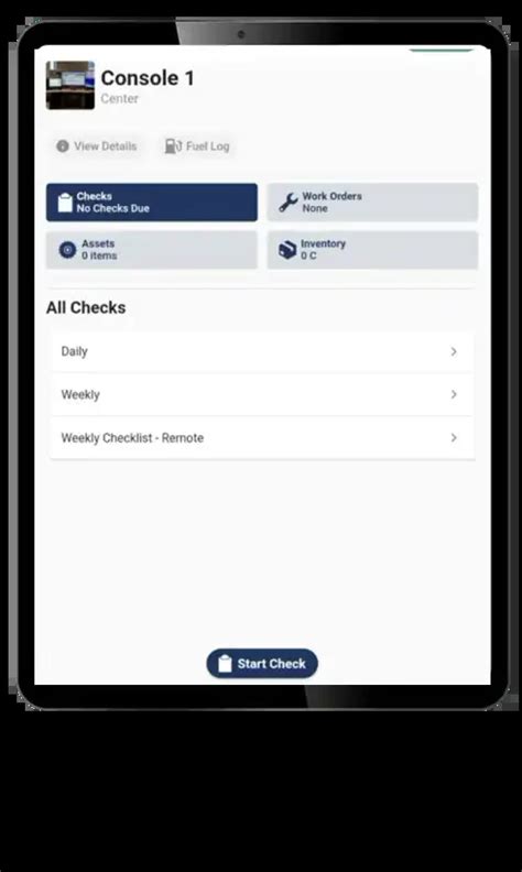 Emergency Communication Center Equipment Inspection Software