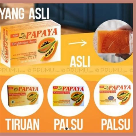Sabun Paya Rdl Philiphin Sabun Pepaya Rdl Bpom Sabun Cuci Muka
