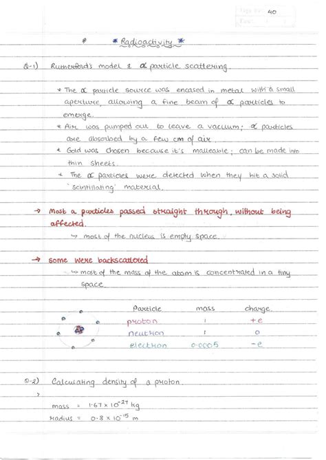 Solution Radioactivity Physics Handwritten Notes Studypool