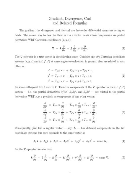 gradient divergence and curl pdf gradient divergence
