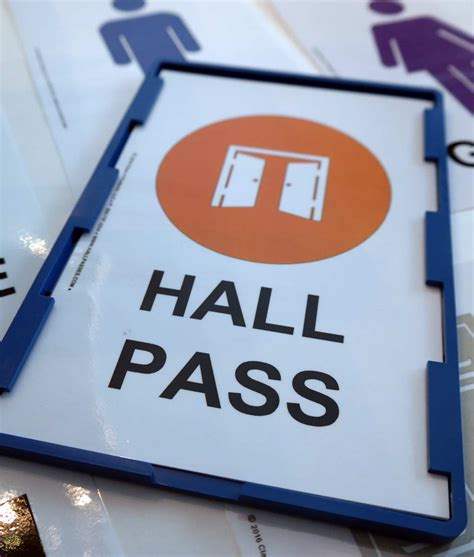 Hall Pass Elementary School Classroom
