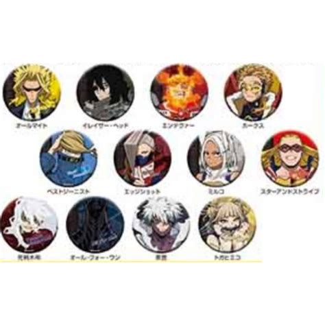 [24년 11월 발매] 나의 히어로 아카데미아 플러스 울트라 스퀘어 공식 7기 비주얼 트레이딩 프로 히어로 And 빌런 캔 뱃지 랜덤 단품 나히아 히로아카 애니 공식 굿즈